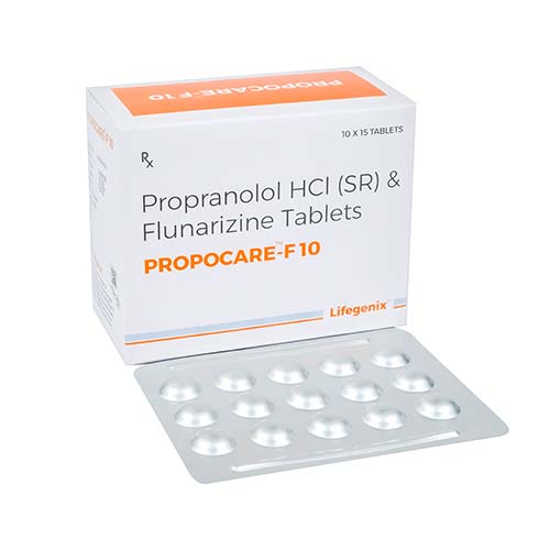 Propranolol and Flunarizine Tablets Manufacturer | Supplier