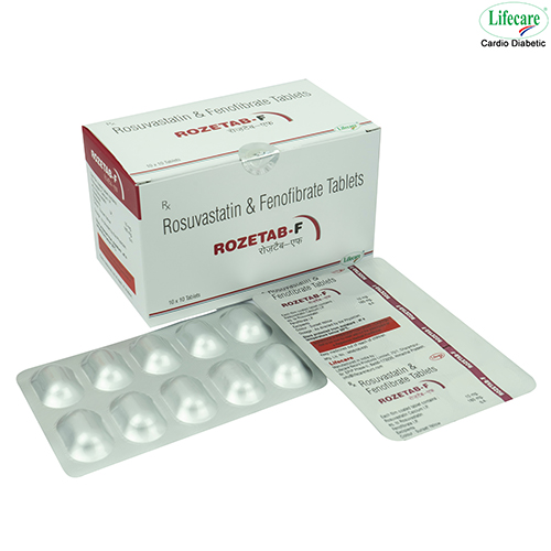ROZETAB- F- Rosuvastatincalcium and Fenofibrate Tablets | Manufacturer